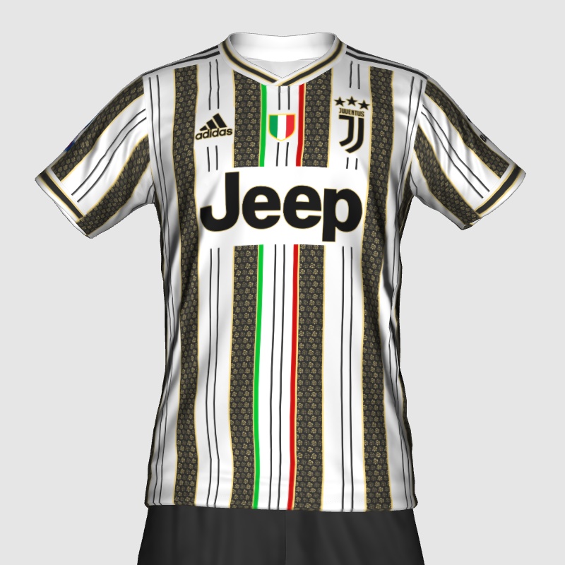 Juventus Home Kit Concept - PES Master Kit Creator Showcase